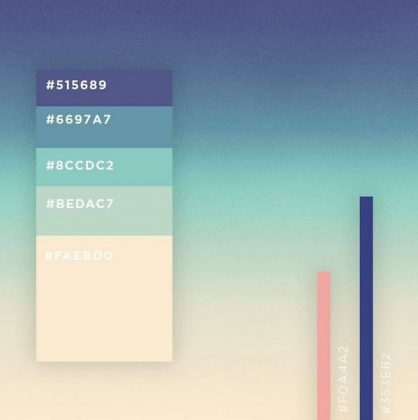 √ Kumpulan Kode Warna Gradien Flat Design